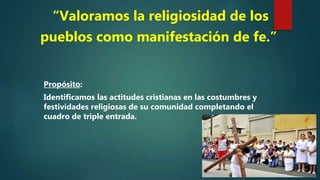 Religiosidad popular | PPTX
