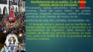 Religiosidad popular | PPTX