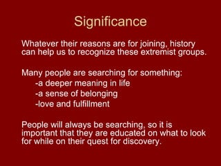 Religious Extremism | PPT