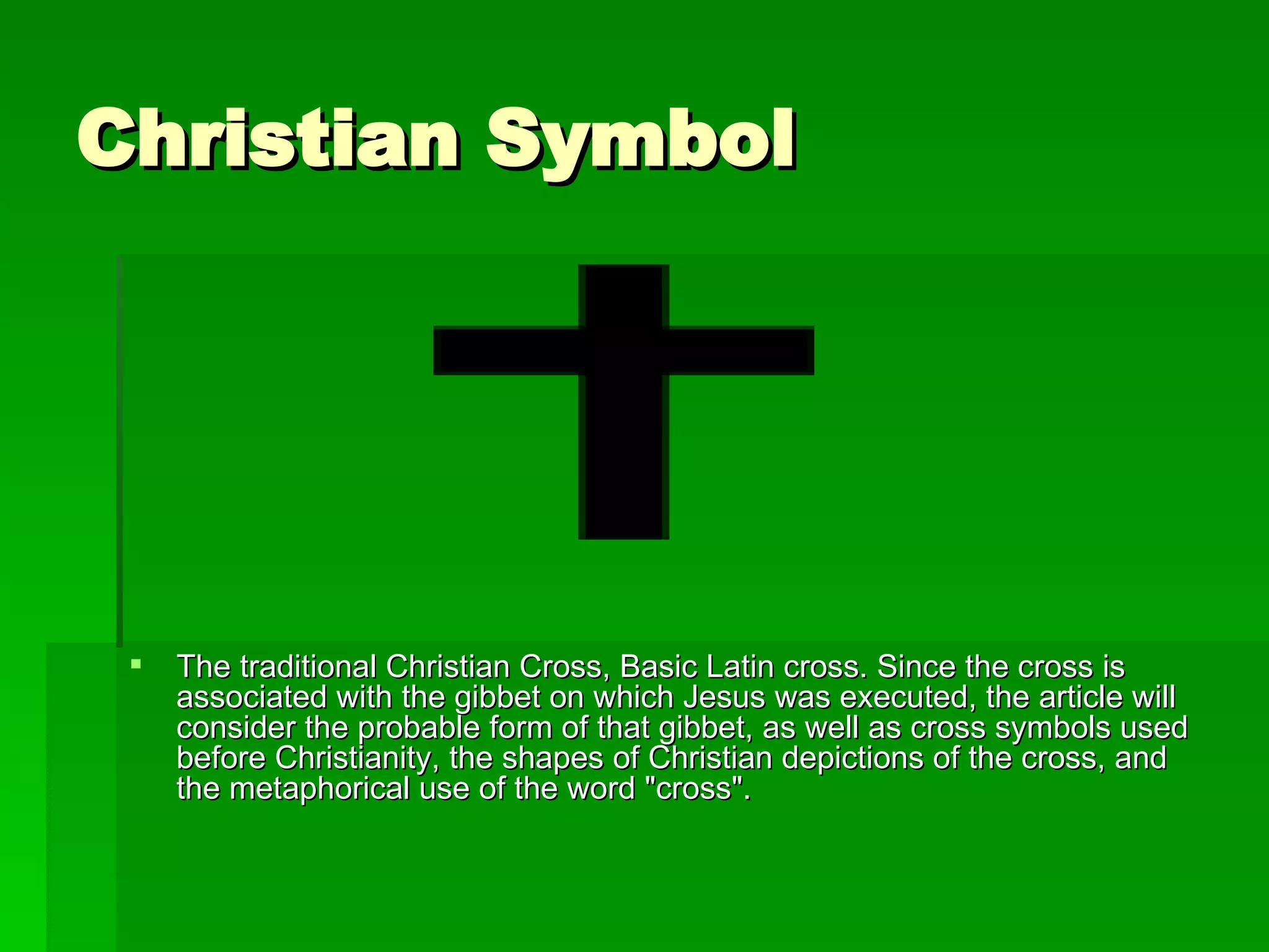 Christian Symbols Ppt