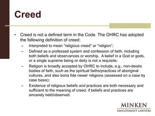 Religious Accomodation in the Workplace | PPT