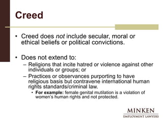 Religious Accomodation in the Workplace | PPT