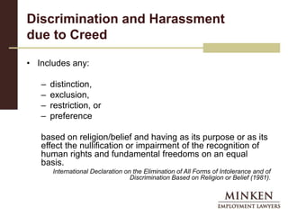 Religious Accomodation in the Workplace | PPT