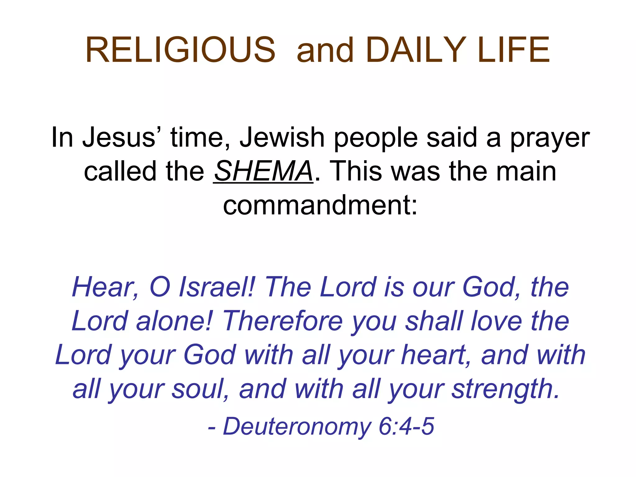 Religious and daily life | PPT