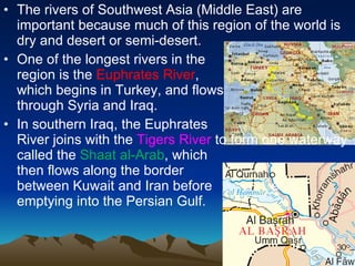 Rivers Of Southwest Asia