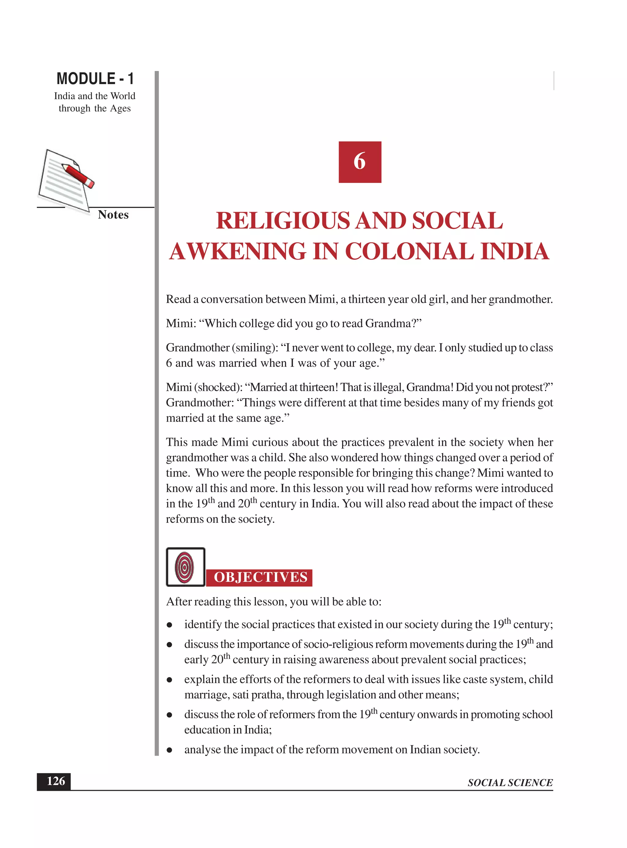 Religious and social awkening in colonial india | PDF
