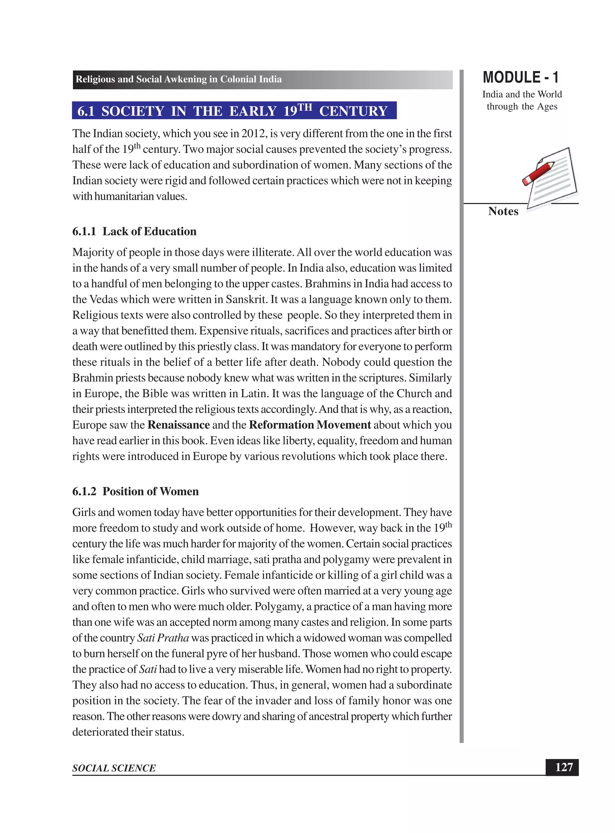 Religious and social awkening in colonial india | PDF