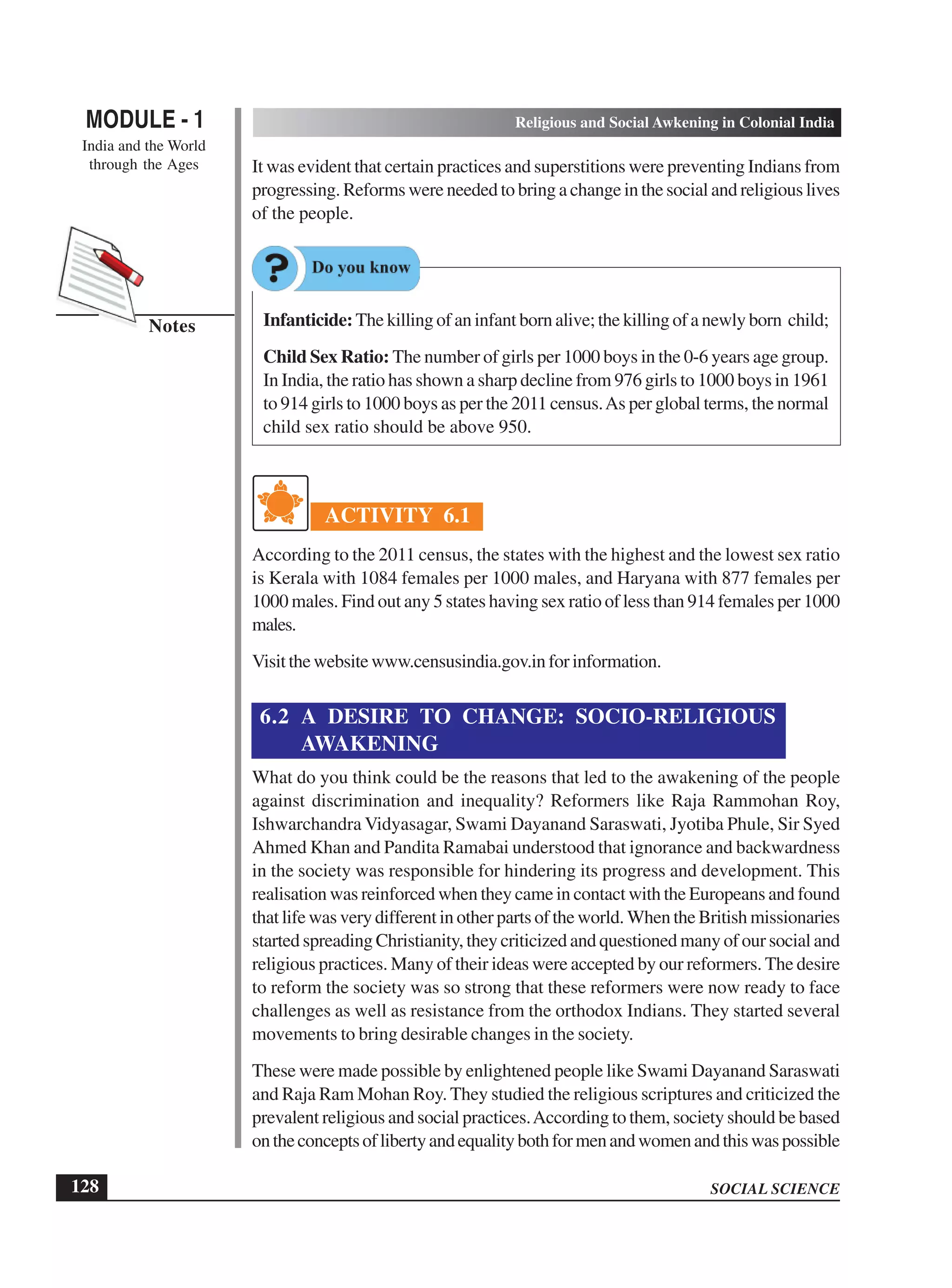 Religious and social awkening in colonial india | PDF