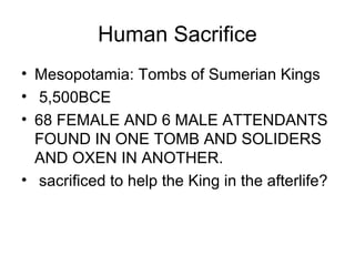 Religious behaviour in ancient societies | PPT