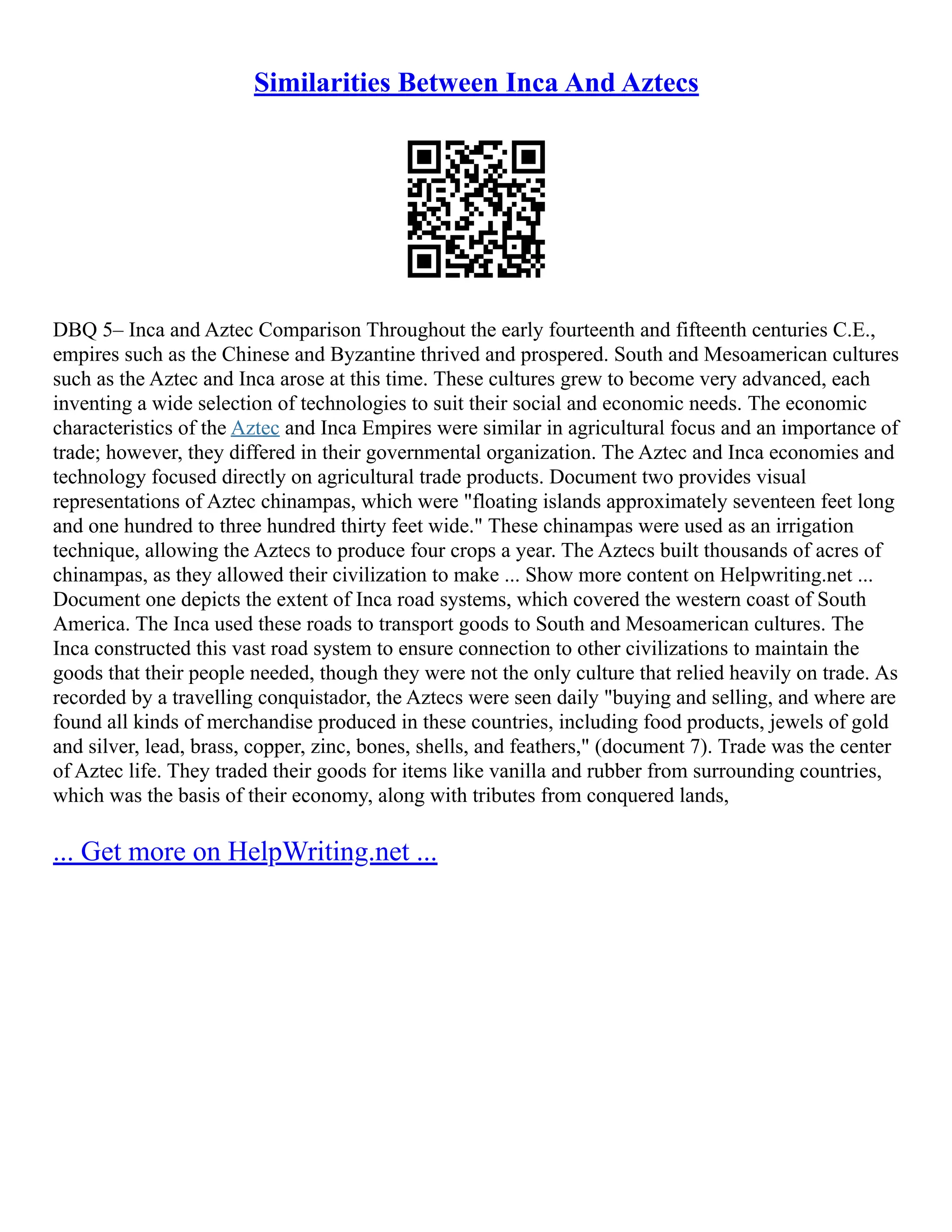 Religious Beliefs Of The Incas, Aztecs, And Mayans | PDF