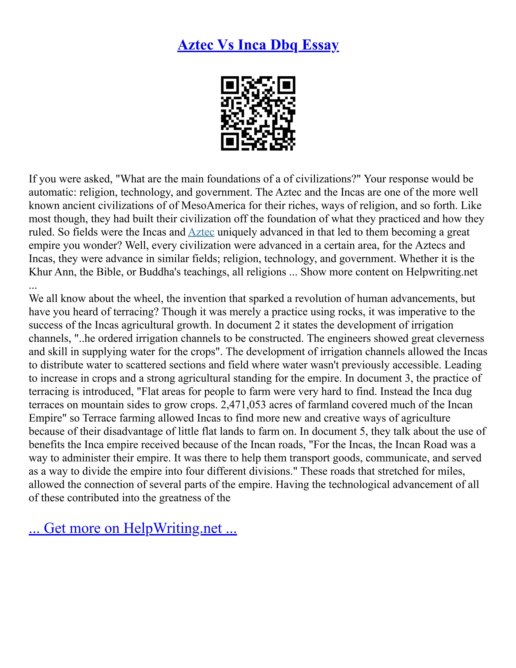 Religious Beliefs Of The Incas, Aztecs, And Mayans | PDF