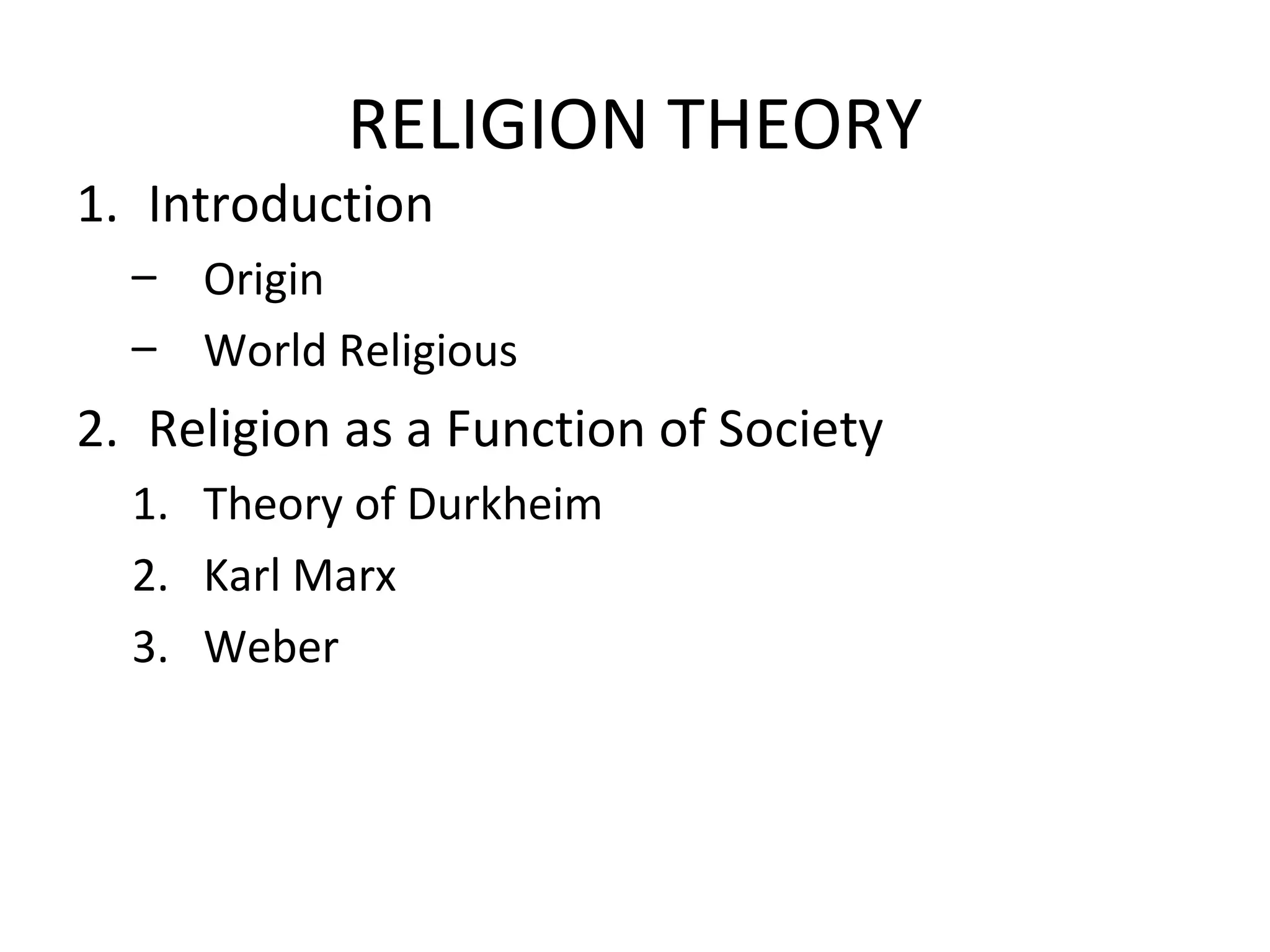 Religious Beliefs & Social Stratification | PPT