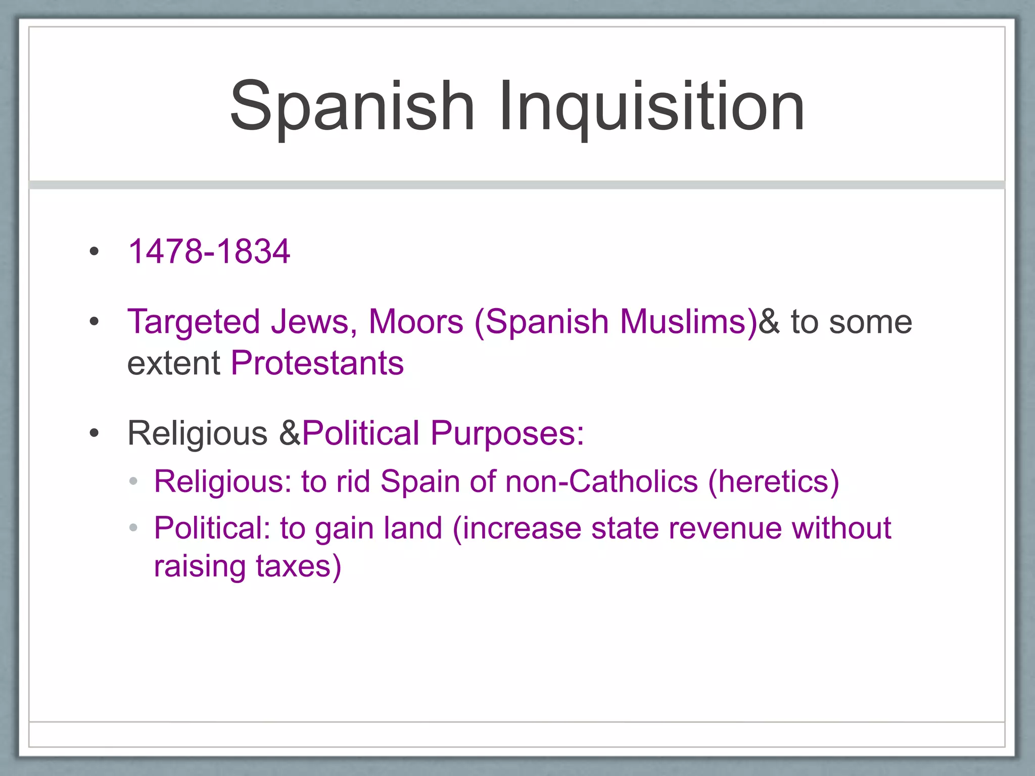 Religious Crises in Europe | PPTX