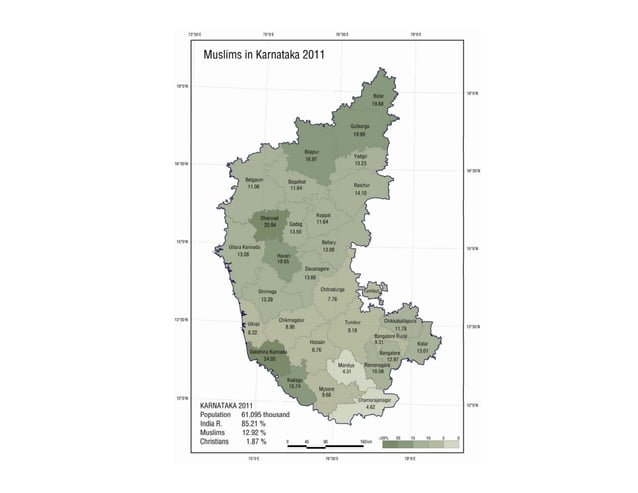 Religious demography of india karnataka 2015 | PPT