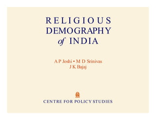 Religious demography of india karnataka 2015 | PDF