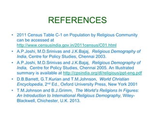 Religious demography of india karnataka 2015 | PDF