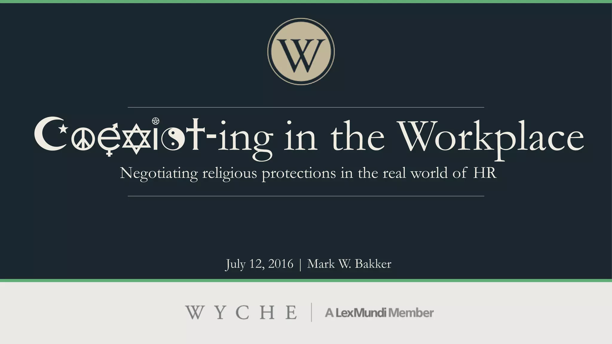 Coexisting in the Workplace | PPT