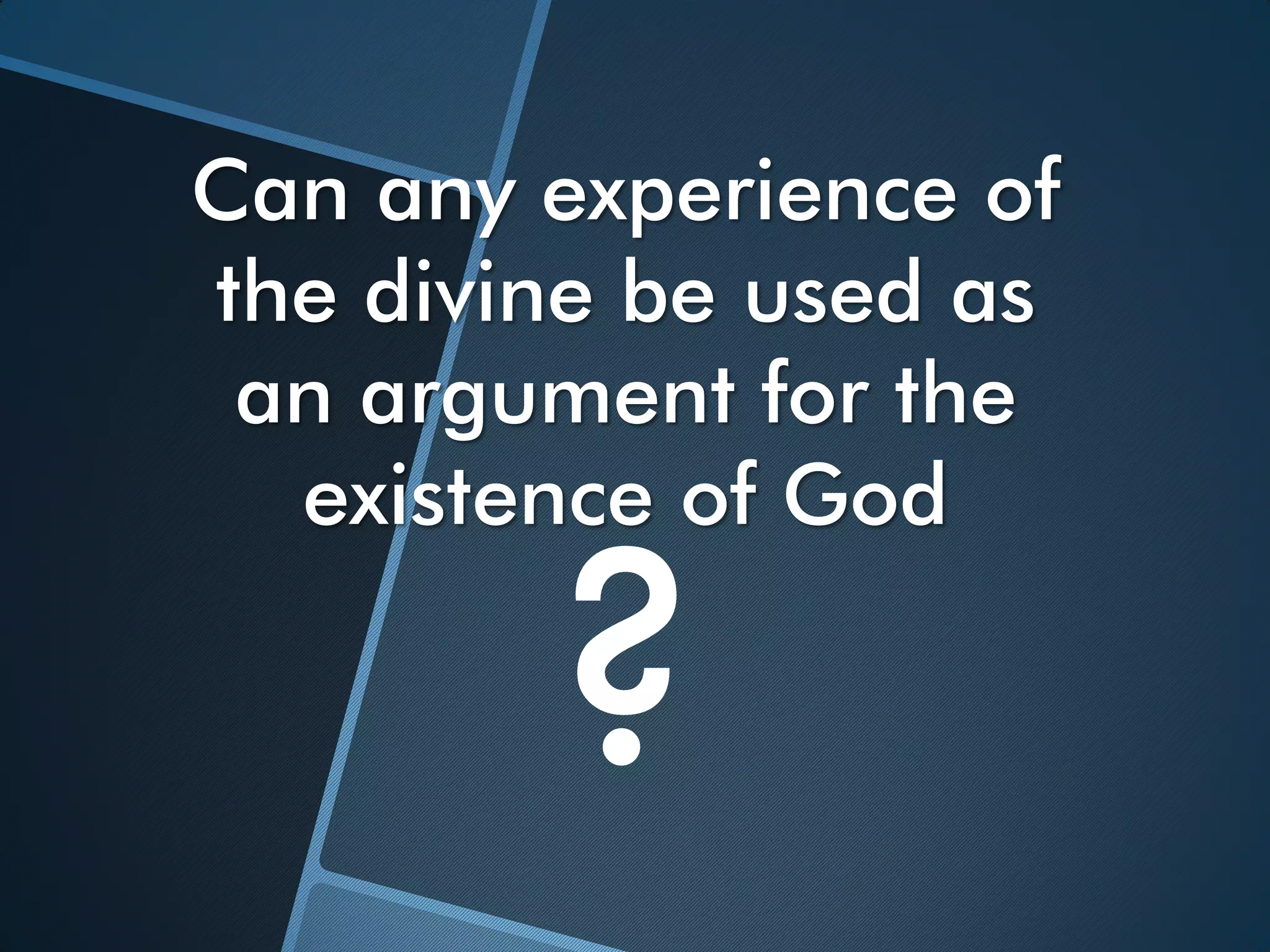 William James' Arguments on Religious experience | PPT