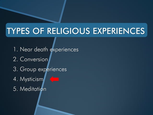 William James' Arguments on Religious experience | PPT