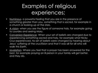 Religious Experiences | PPT