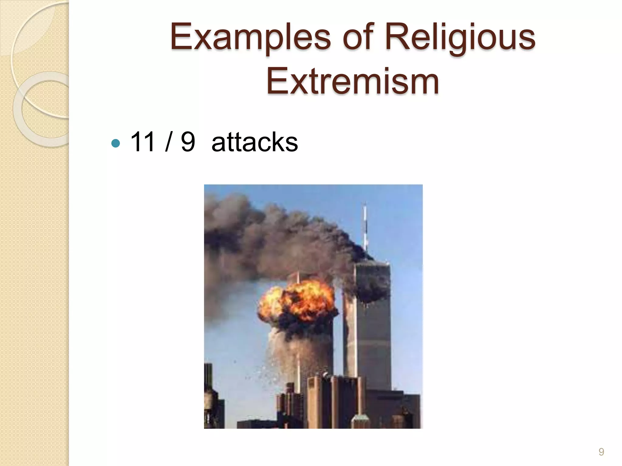 Religious extremism | PPTX