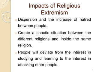 Religious extremism | PPTX