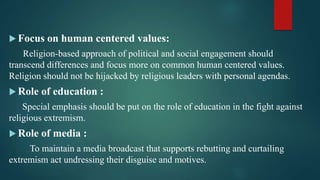 Religious extremism in pakistan | PPTX