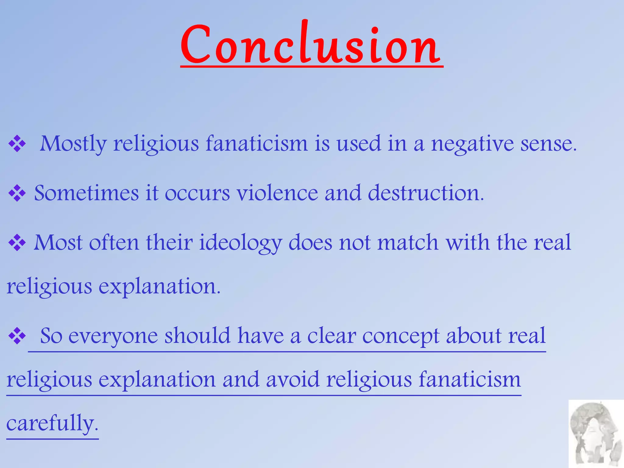 Religious fanaticisms | PPTX