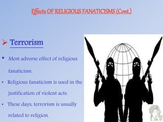 Religious fanaticisms | PPTX