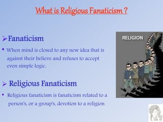 Religious fanaticisms | PPT