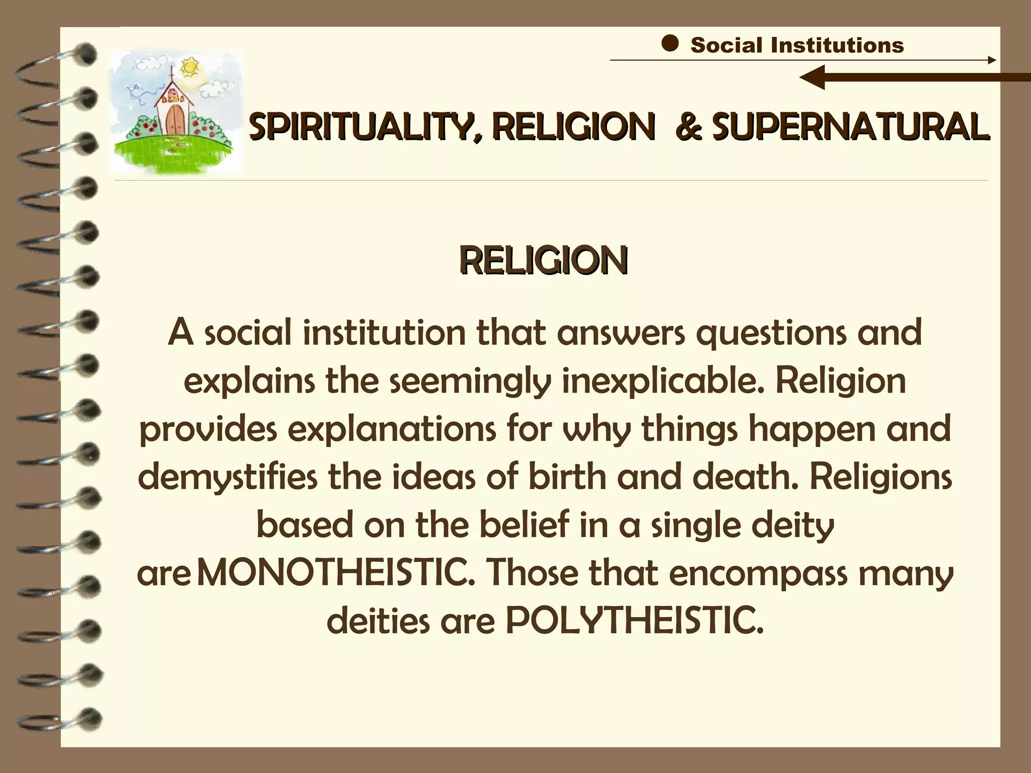 Religious institution | PPT