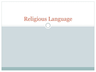 Religious language | PDF | Agnosticism | Religion & Spirituality