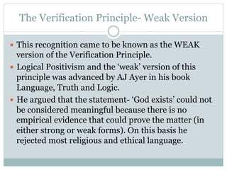 Religious language | PDF | Agnosticism | Religion & Spirituality