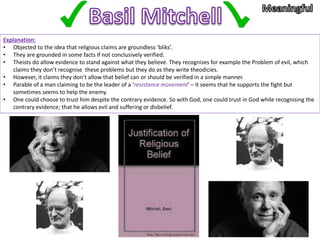 Religious language | PPTX | Agnosticism | Religion & Spirituality