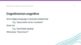 Religious language | PPTX