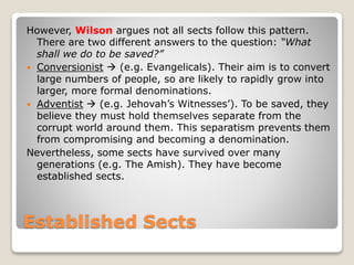 Religious Organisations | PPTX