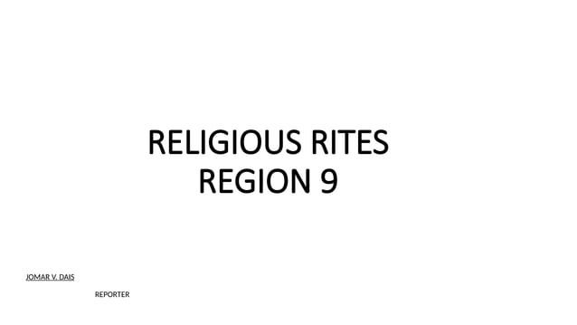 Religious Rites Pptx11111111111111111111 Pptx
