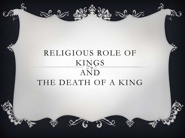 Religious role of kings | PPT