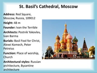 Religious sites around the world | PPTX