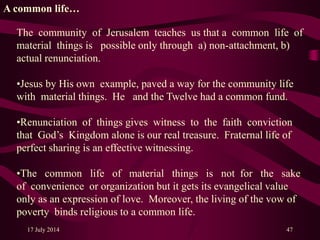 Religious Vows | PPTX