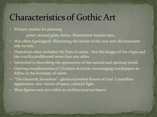 Religious works of the Gothic Period | PPTX