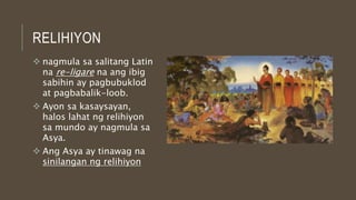 Relihiyon at paniniwala sa asya.pptx