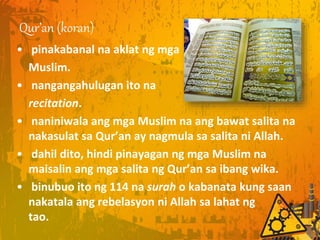 Relihiyong Islam | PPTX