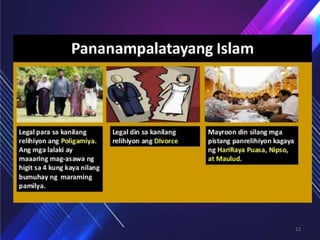 Relihiyong islam | PPTX