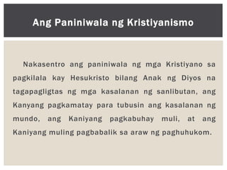 Relihiyong Kristiyanismo | PPTX