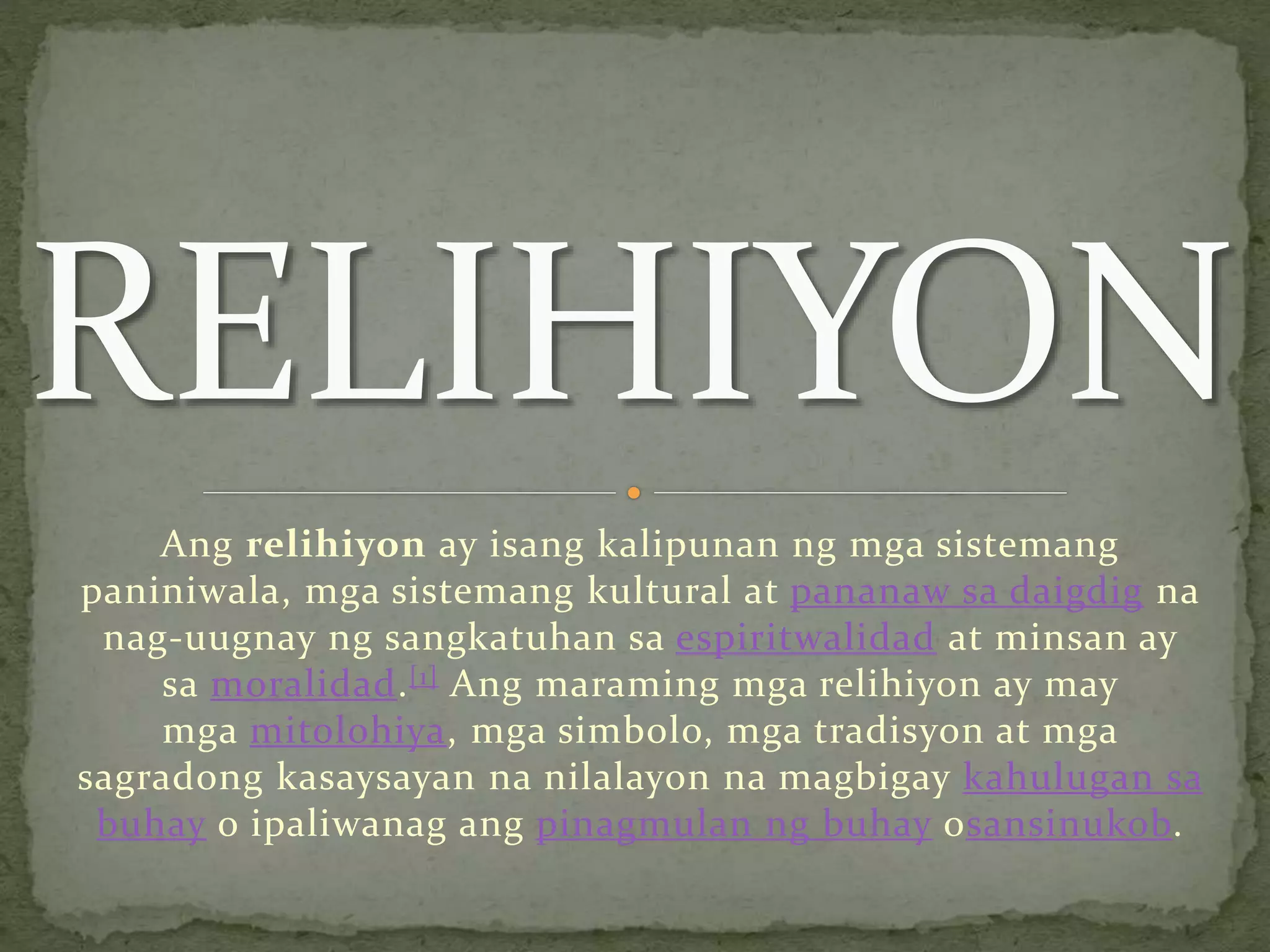 Relihiyon ng China | PPTX