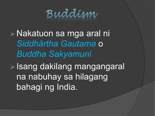 Relihiyon sa asya | PPTX