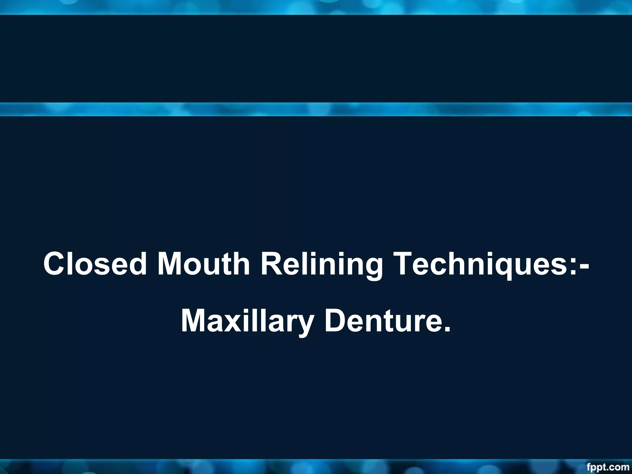 Relining and Rebasing | PPT