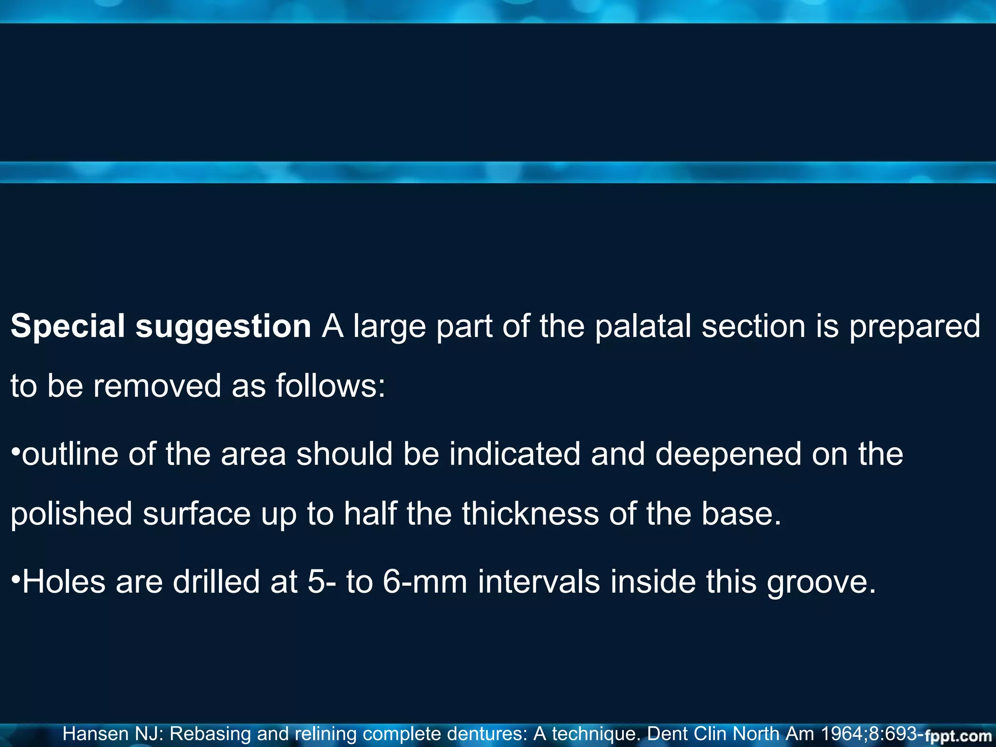 Relining and Rebasing | PPT