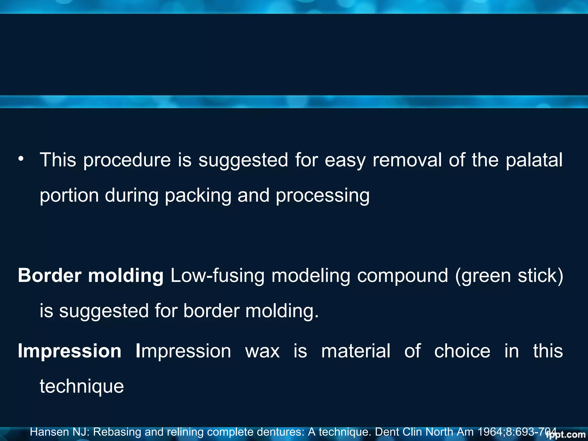 Relining and Rebasing | PPT